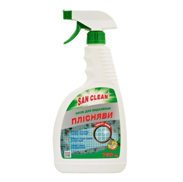 Засіб д/видалення плісняви та бруду SAN CLEAN 750мл