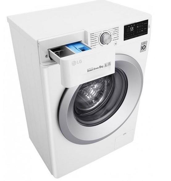 Стиральная машина LG 6кг 1000об/мин F0J5NN4W/W4W